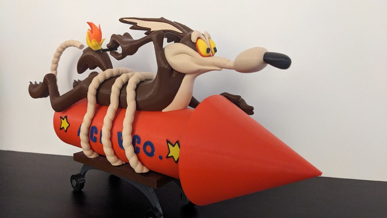 Struś Pędziwiatr i Kojot Looney Tunes | Ślesin | Kup teraz na Allegro ...