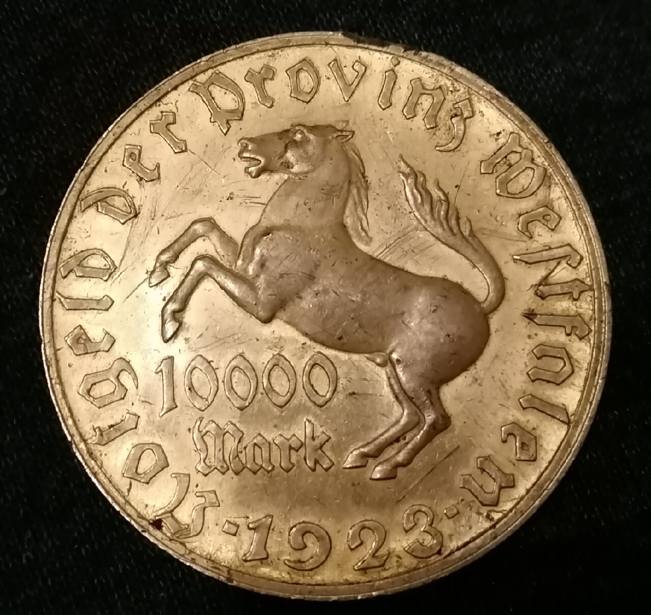 10000 Marek 1923 Stein, Weimar, hiperinflacja | Będzin | Kup teraz na Allegro Lokalnie