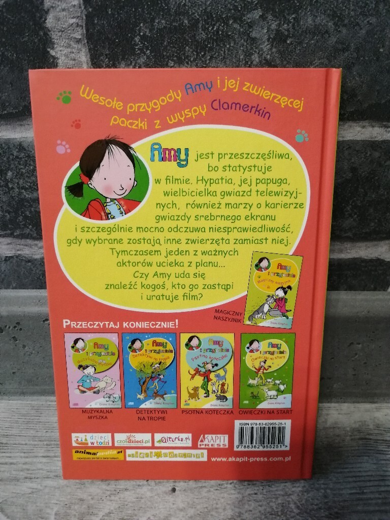 Amy i przyjaciele. Papuga na plan. Diana Kimpton | Zielona Góra | Kup ...