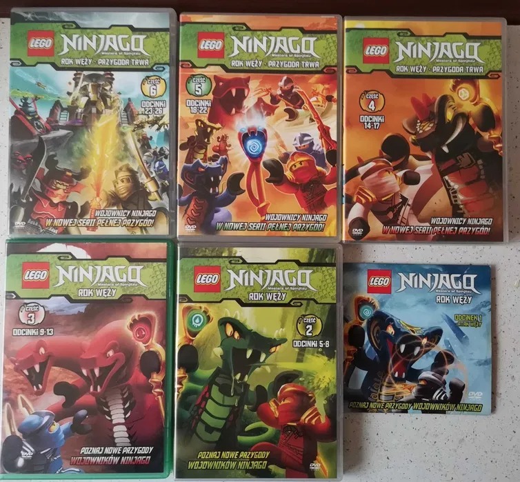 Lego Ninjago DVD zestaw | Bydgoszcz | Kup teraz na Allegro Lokalnie