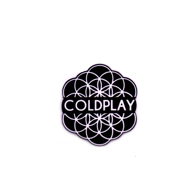 pin, jakościowa przypinka metalowa Coldplay "Flower of Life" | Niemce ...