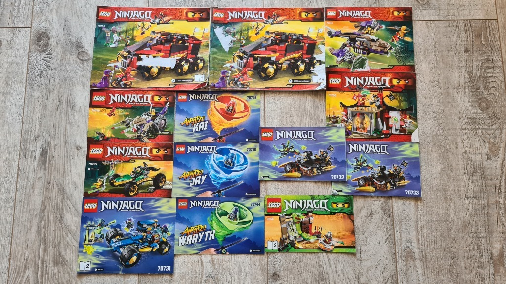 Lego instrukcje Ninjago 70750 70746 70756 70745 | Łódź | Kup teraz na Allegro Lokalnie