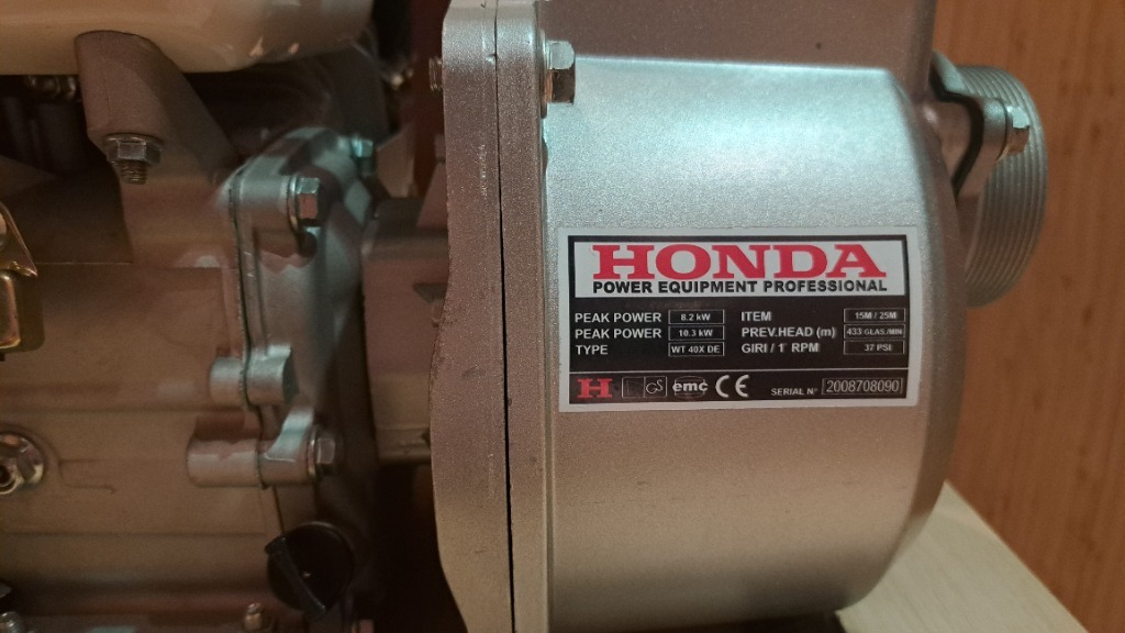 NOWA pompa szlamowa Honda WT40 X DE 8.2KW | Nidzica | Kup teraz na ...