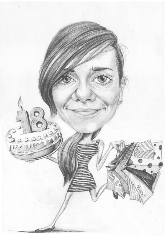 Karykatura, karykatury ze zdjęć, 1-2 osób, prezent | Kraków | Kup teraz ...