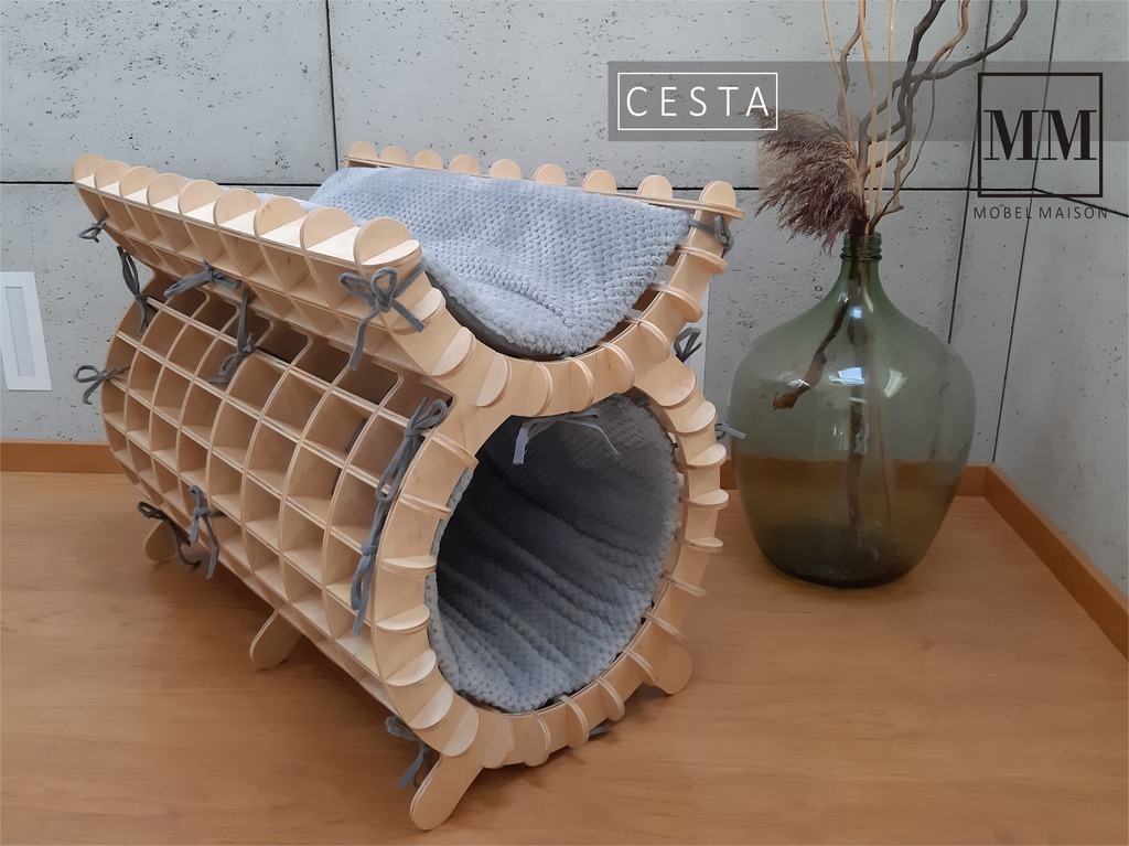 Legowisko nowoczesne, pies, kot DESIGN | Łąka | Kup teraz na Allegro ...