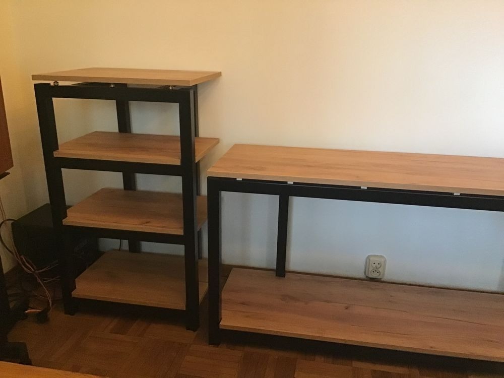 Stolik HiFi antywibracyjny, szafka Rtv, regał Loft | Szczyrzyc ...