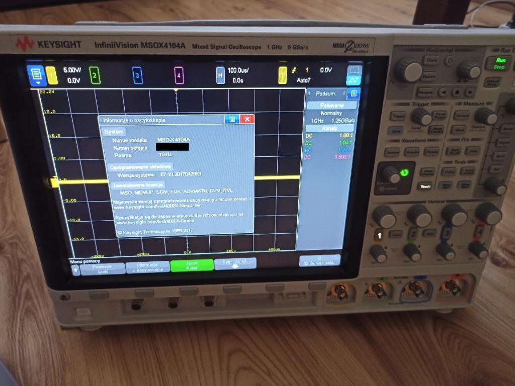 Oscyloskop Keysight MSOX4104A | Szczecin | Kup teraz na Allegro Lokalnie