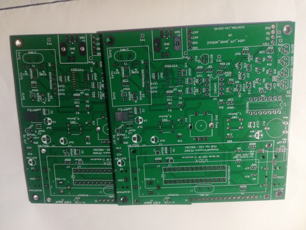 uSDX SDR Transceiver HF 3,5-54MHz płytka PCB v1.02 | Zalesie | Kup ...