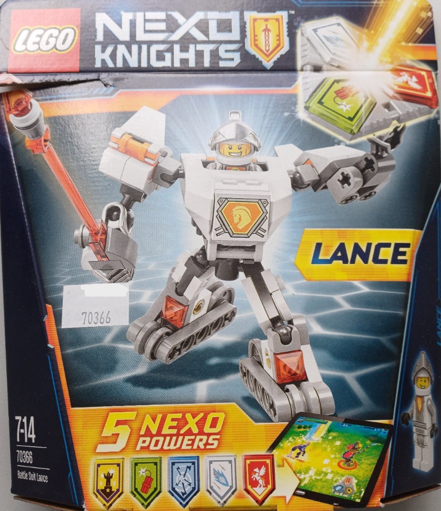 LEGO 70366 Nexo Knights Zbroja Lancea | Łódź | Kup teraz na Allegro ...