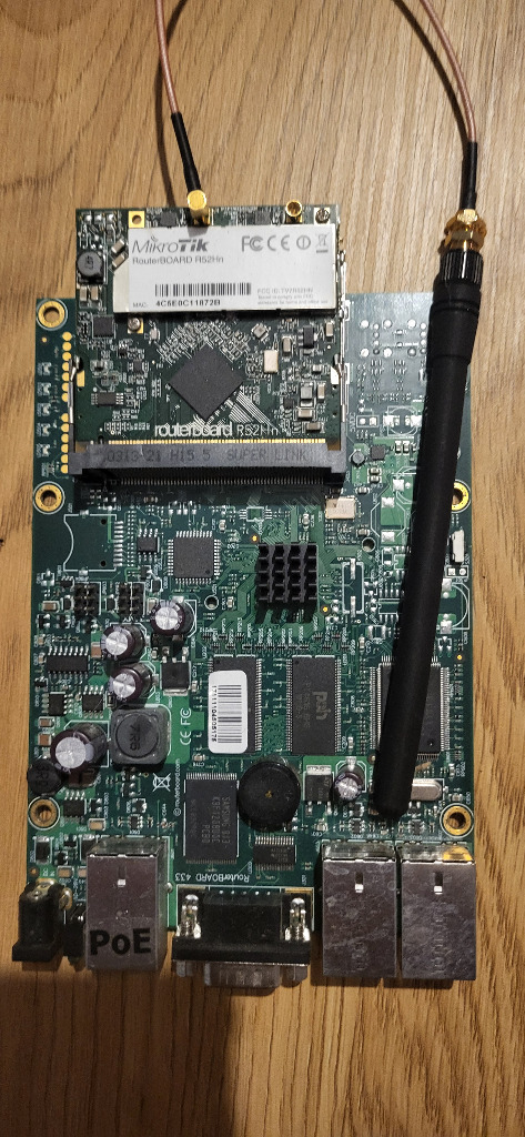 Router MikroTik RouterBOARD RB433 + karta R52Hn + pigtail | Gdańsk ...