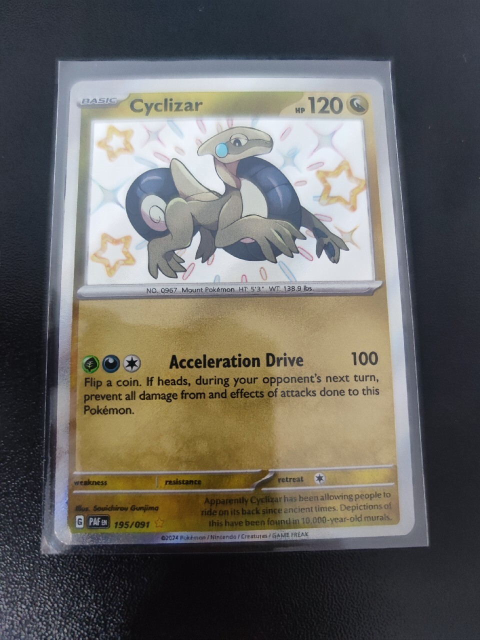 Cyclizar shiny rare - paldean fates PAF | Mikołów | Kup teraz na ...