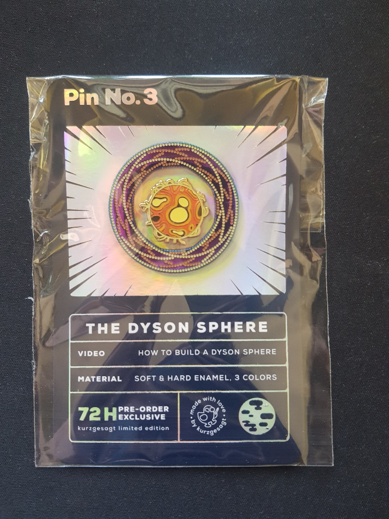 LIMITED EDITION Dyson Sphere Pin Kurzgesagt | Warszawa | Kup teraz na ...