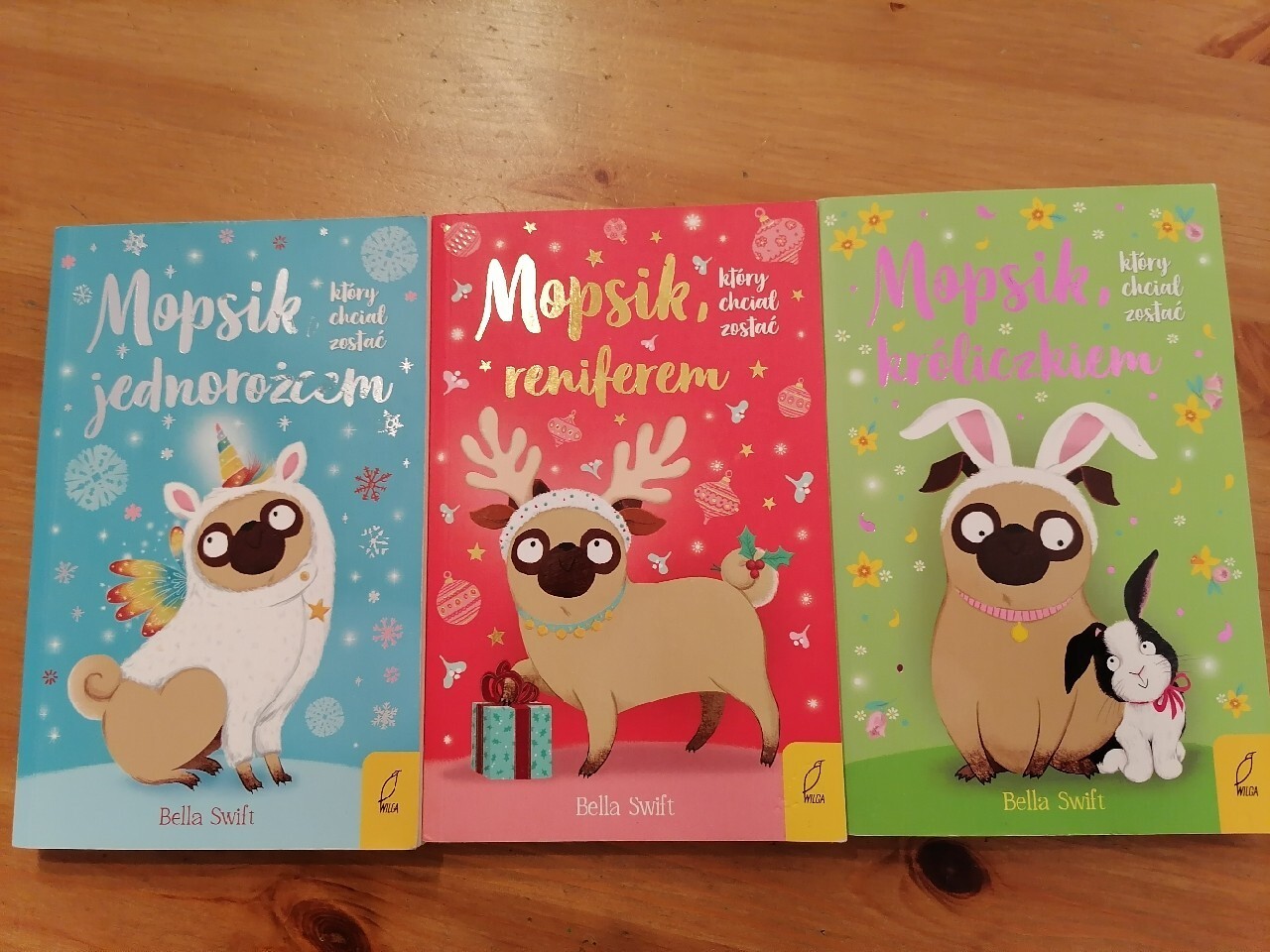Książki 3 szt. Mopsik Bella Swift. | Kostrzyn Wielkopolski | Kup teraz ...