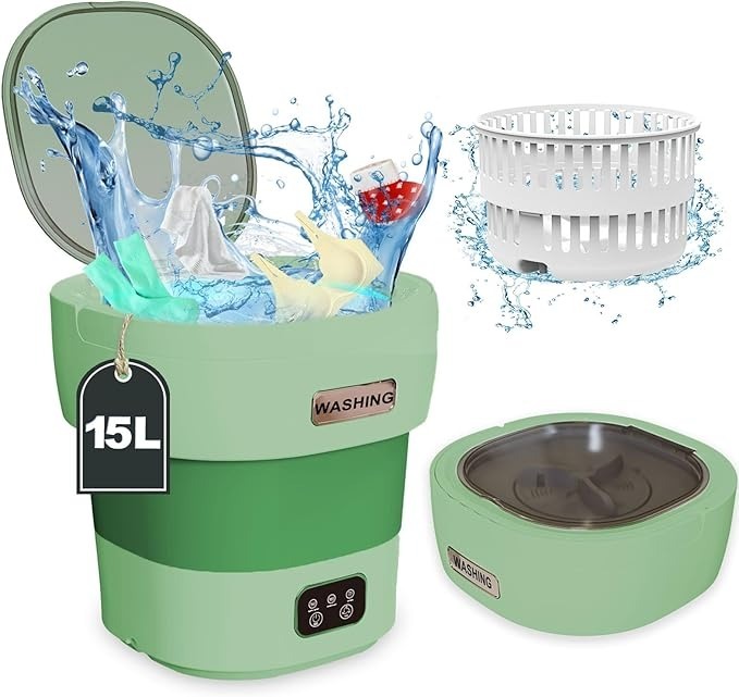 Przenośna MINI Pralka Składana Pod Automatyczna Turystyczna 15L ...