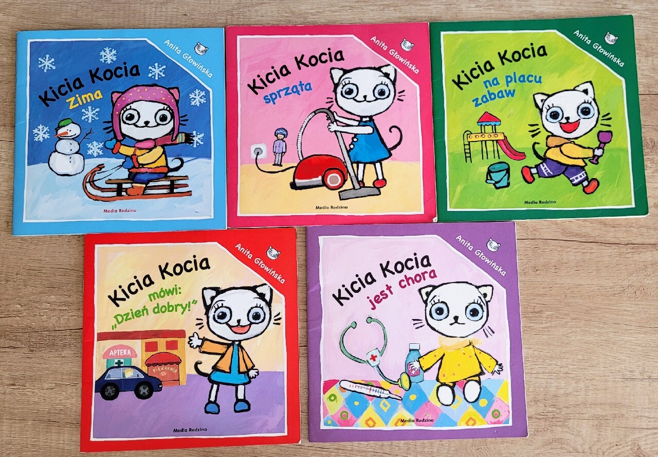 KICIA KOCIA zestaw 5 książeczek | Sosnowiec | Kup teraz na Allegro Lokalnie KICIA KOCIA zestaw 5 książeczek | Sosnowiec | Kup teraz na Allegro Lokalnie