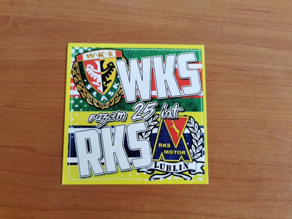 Vlepki Motor Lublin & Śląsk Wrocław #1 | Kraków | Licytacja na Allegro ...