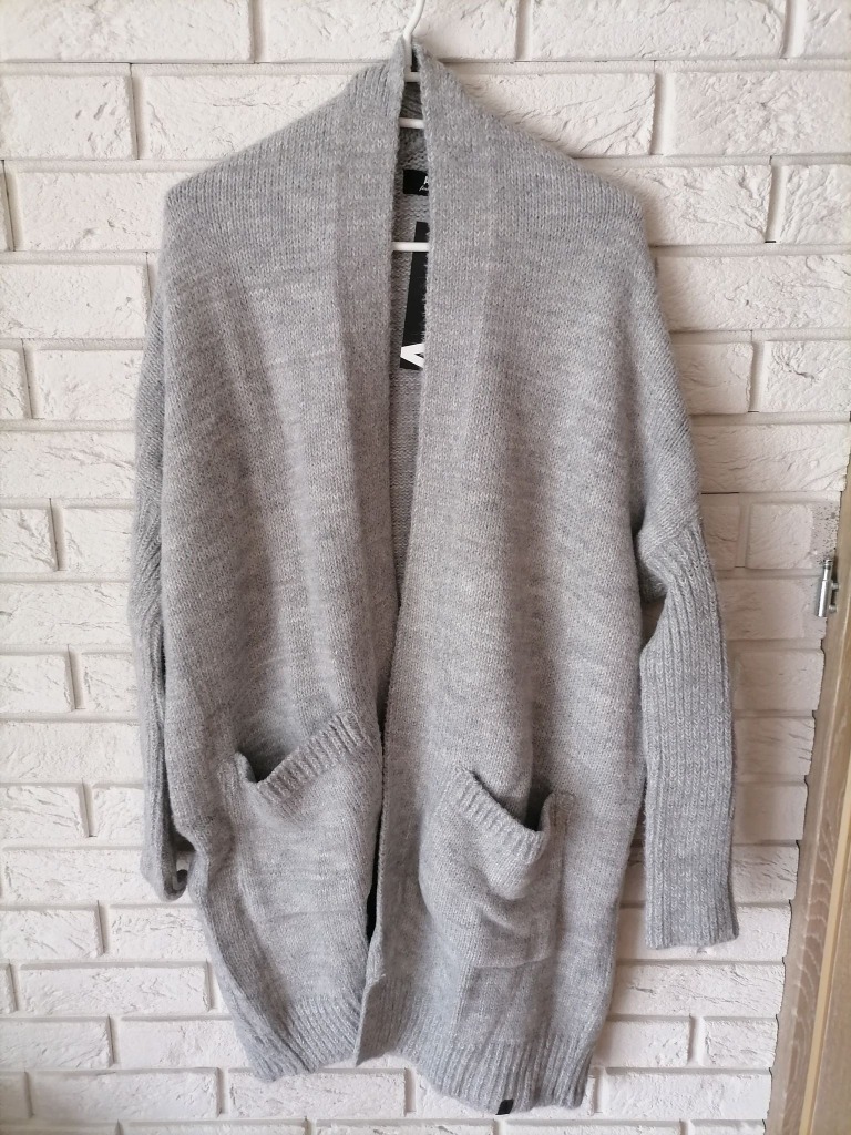 NOWY szary kardigan | Tarnowskie Góry | Kup teraz na Allegro Lokalnie