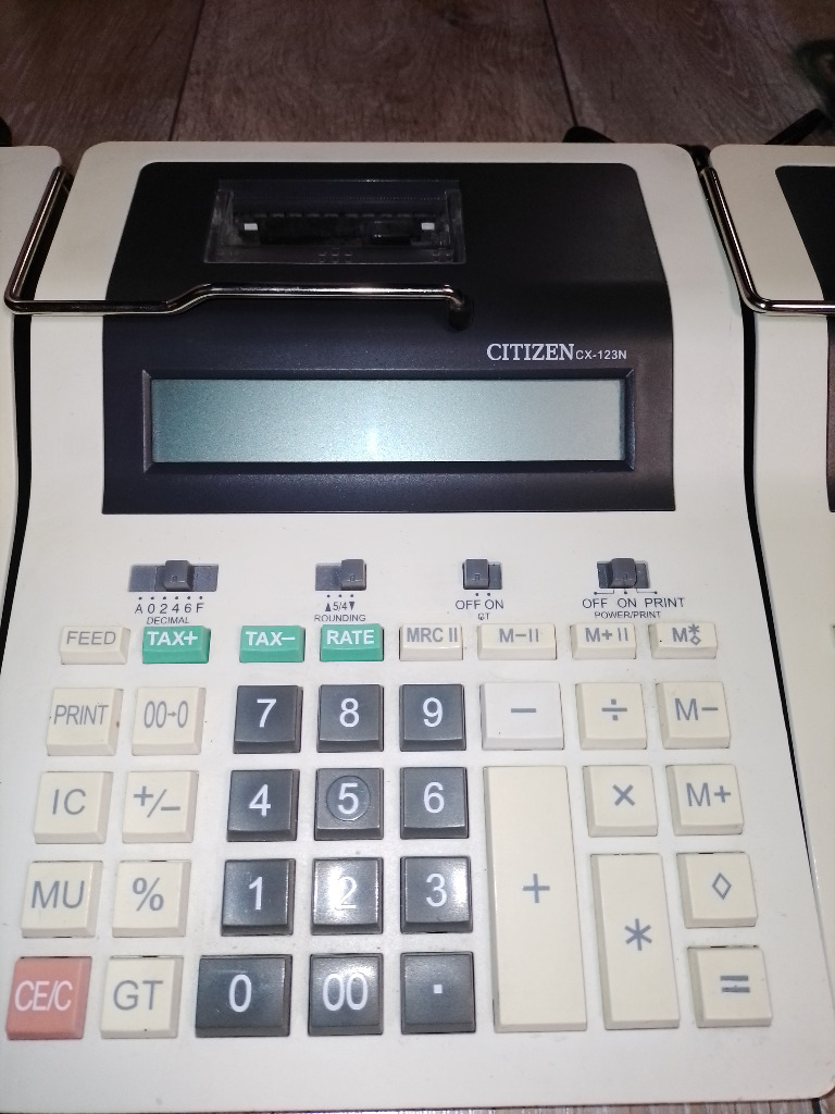 Citizen CX-123N Kalkulator z drukarką | Poznań | Kup teraz na Allegro ...