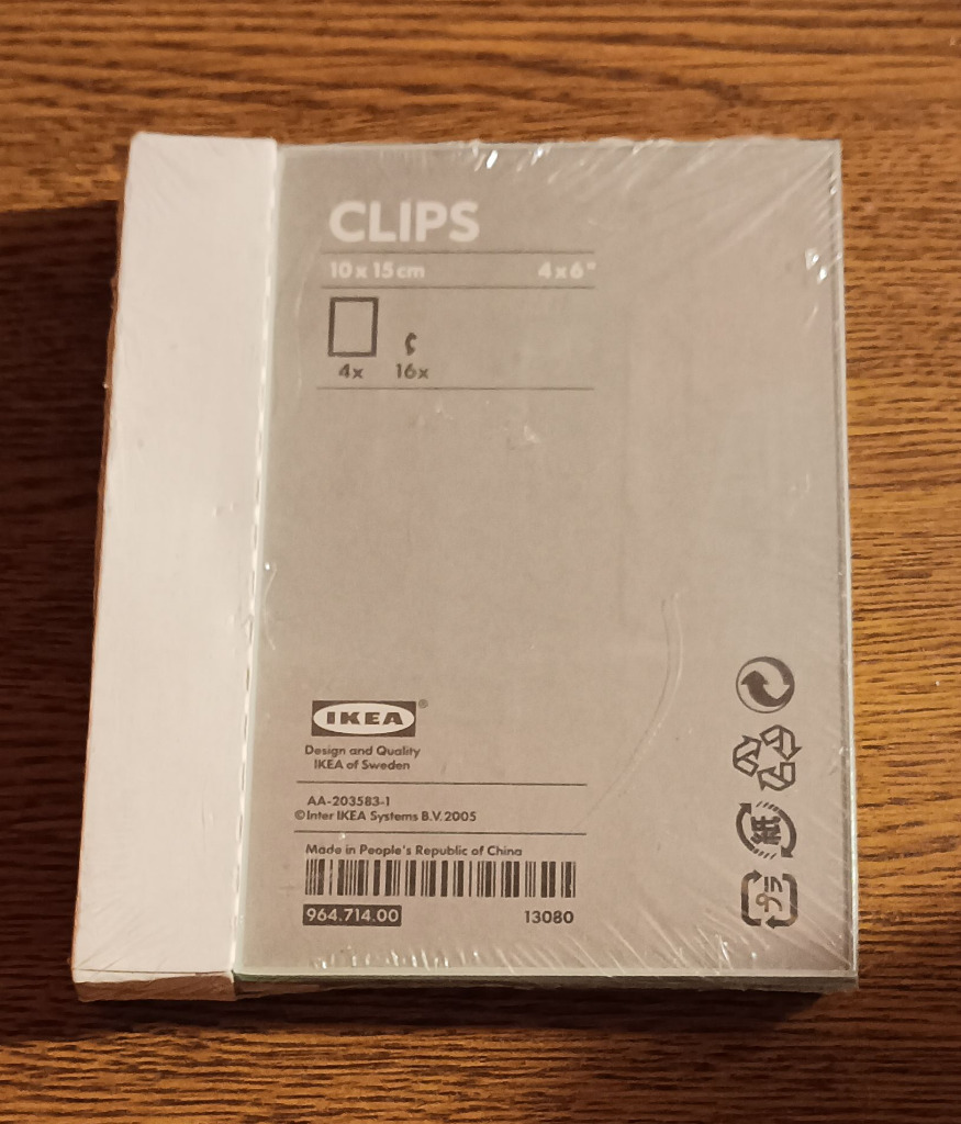 Ikea Clips 10x15cm antyrama 4szt | Katowice | Kup teraz na Allegro Lokalnie