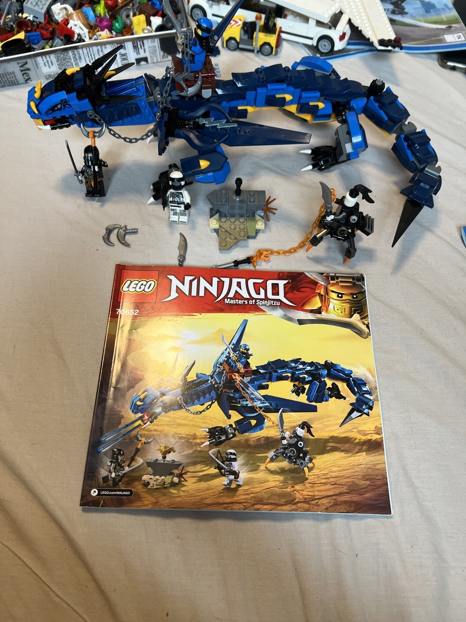 Zestaw Lego 70652 Ninjago Smok Jaya | Warszawa | Licytacja na Allegro ...