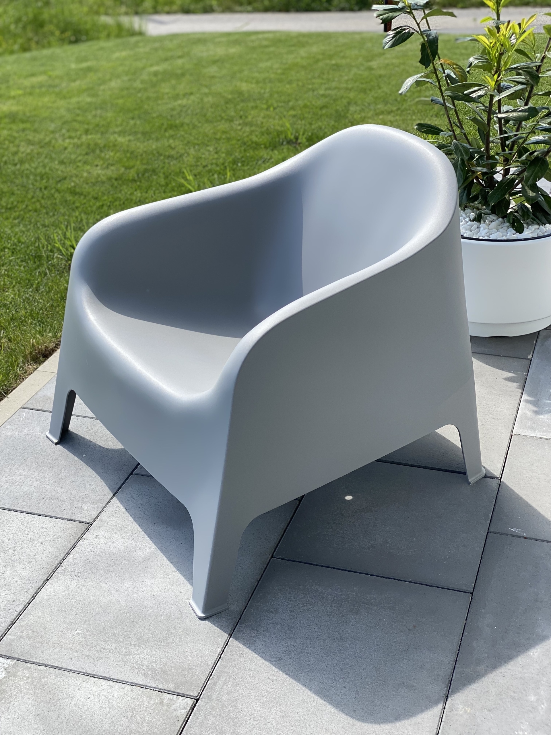 Fotel ogrodowy ikea skarpo szary | Siepraw | Ogłoszenie na Allegro Lokalnie