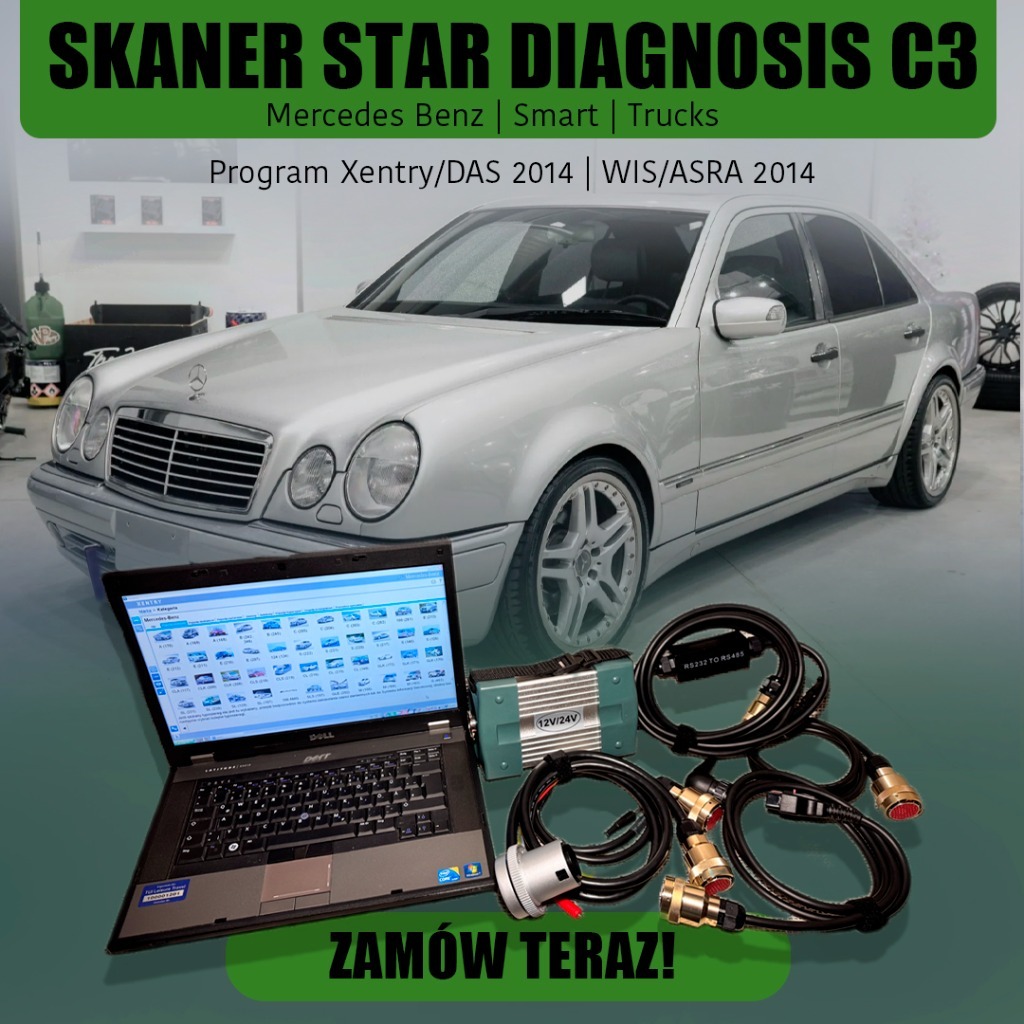 Skaner Star Diagnosis C3 Xentry DAS Mercedes Smart | Warszawa | Kup ...