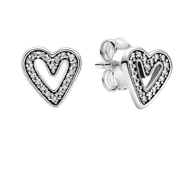 Kolczyki Pandora Serce - Niska cena na Allegro.pl
