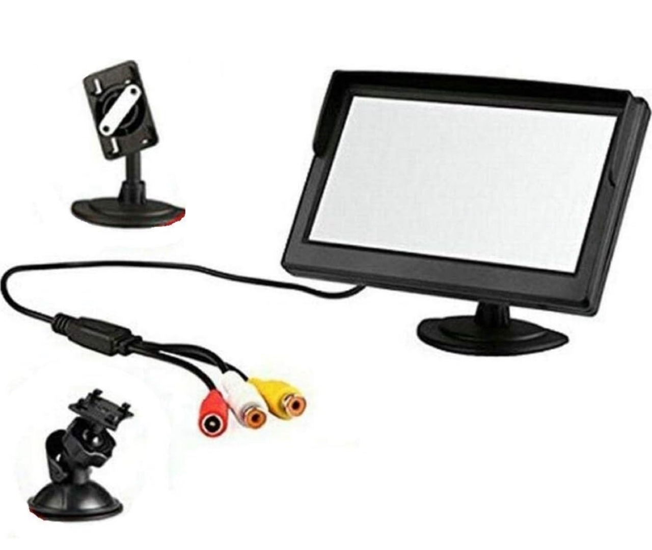 Security TFT Monitor 5" z Kamerą Cofania – Wyświetlacz zasilany ...