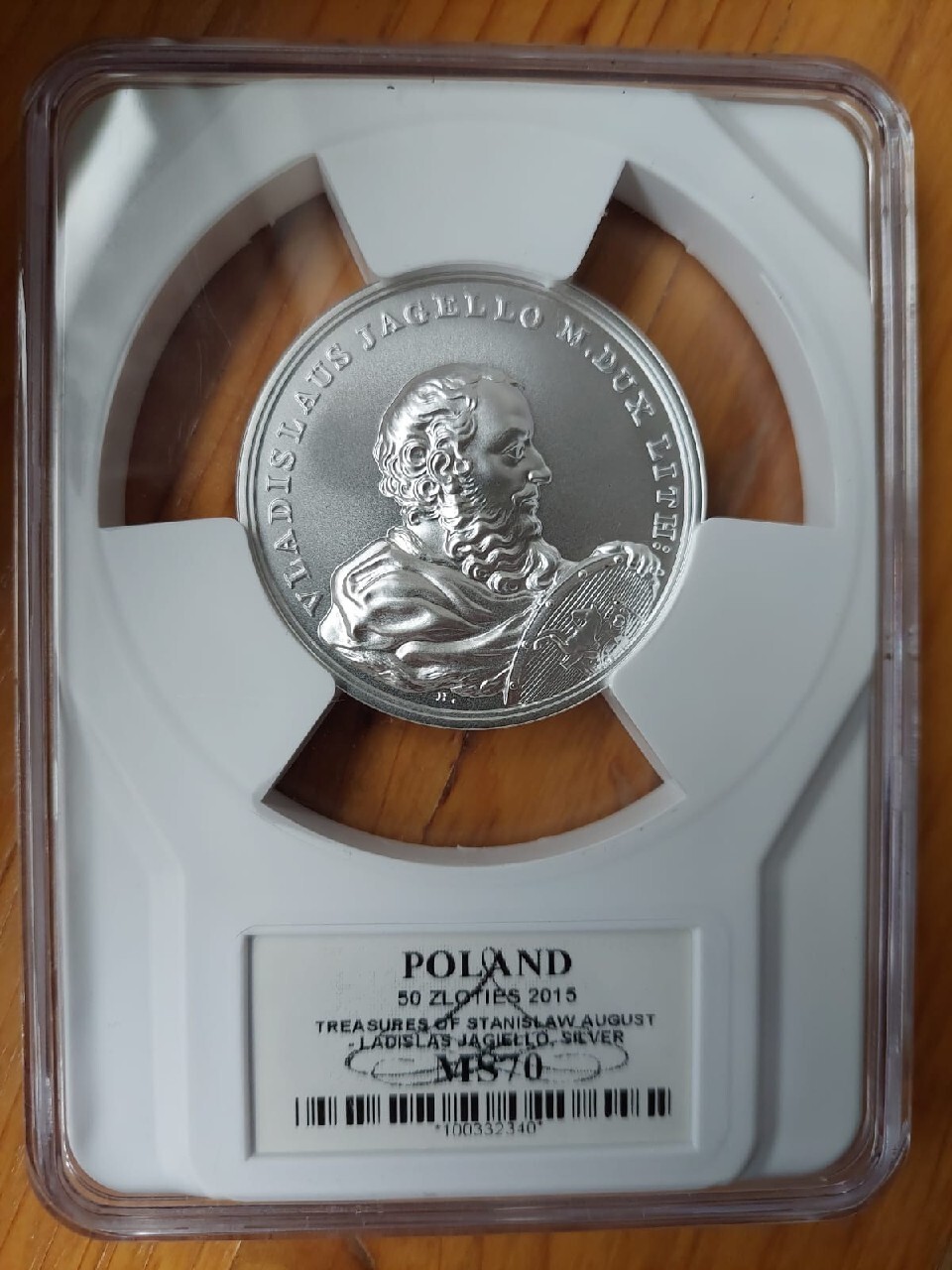 50 zł SSA Władysław Jagiełło grading MS70 MAX | Grabowo | Ogłoszenie na ...