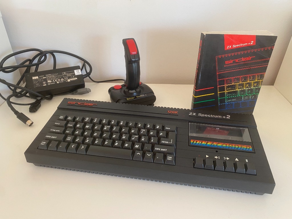 Zx Spectrum +2B, joystick, zasiilacz CISCO, instrukcja ( ENG ...