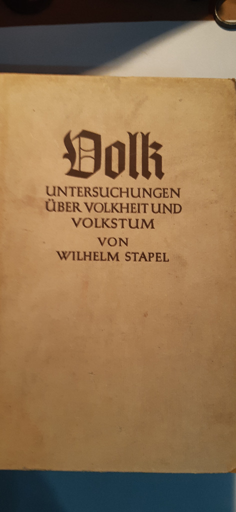 Stara książka Wilhelm Stapel 1942rok | Bytom | Kup teraz na Allegro ...