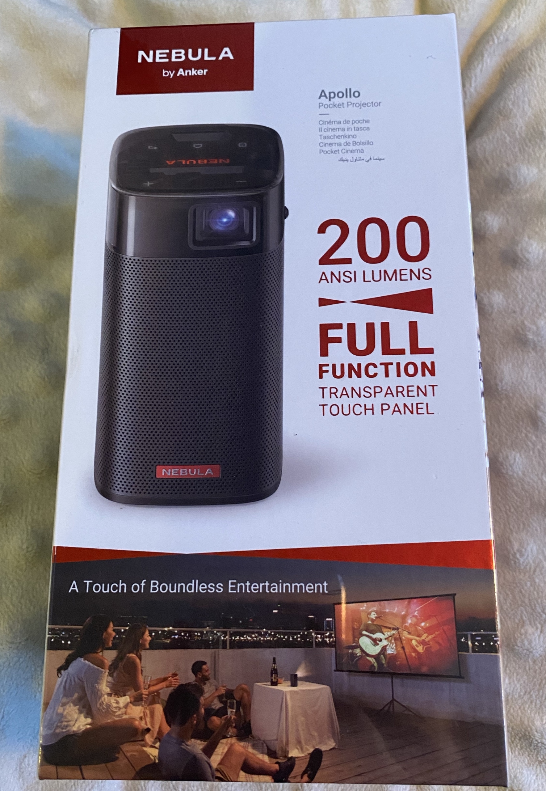 Apollo mini projektor NEBULA NOWY | Warszawa | Ogłoszenie na Allegro ...