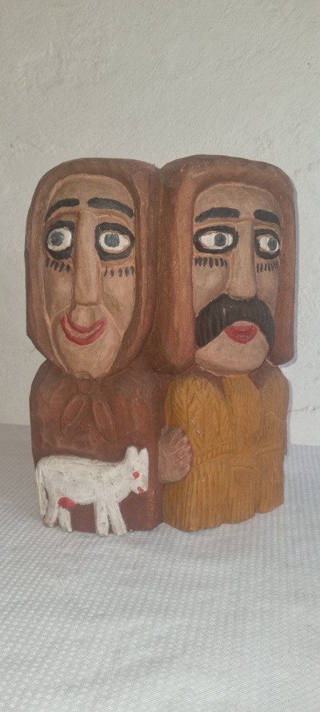 Rzeźba ludowa Marian PORADA 33 cm | Bielsko-Biała | Kup teraz na ...