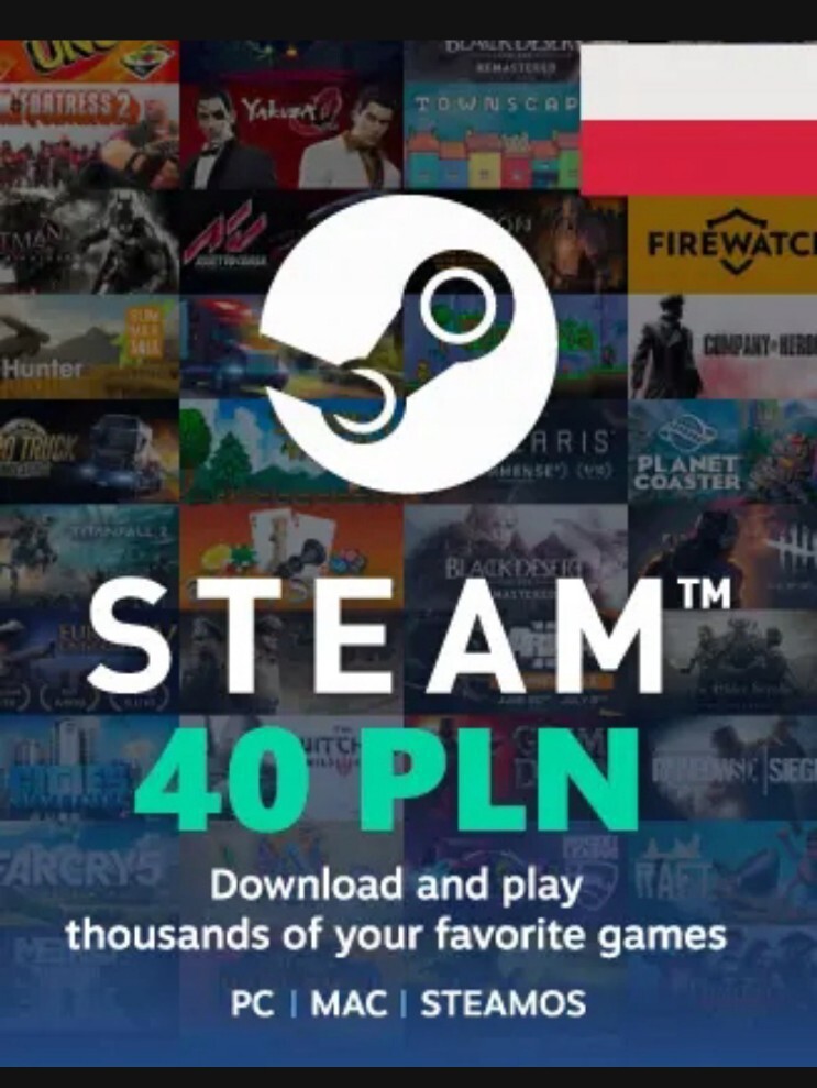 Doładowanie Steam 40. Giftcard 40zł. Portfel. | Zabrze | Kup teraz na ...