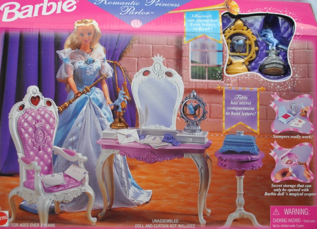 Barbie ROMANTIC PRINCESS PARLOR MATTEL 1998 | Warszawa | Kup teraz na ...