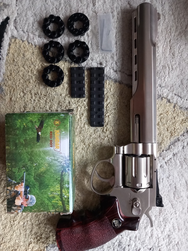 Airsoftgun Ruger SuperHawk Chrome+Celownik | Warszawa | Kup teraz na ...
