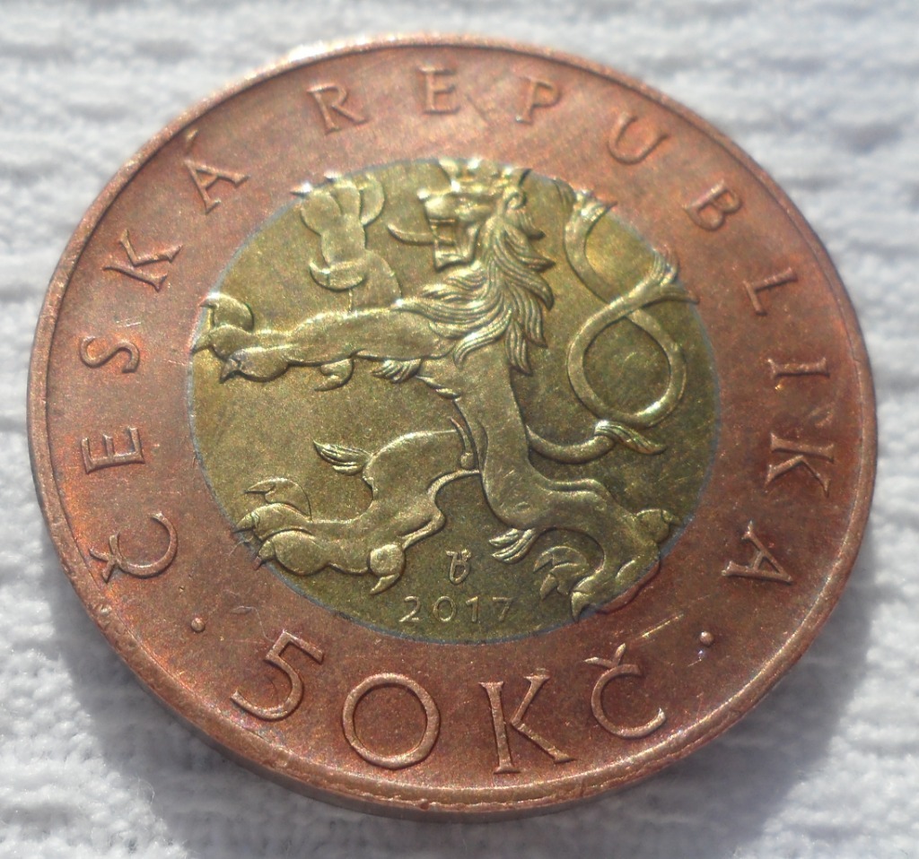 Czechy CZK Kč 50 koron 2017 Praga Ładny stan | Gdańsk | Kup teraz na ...