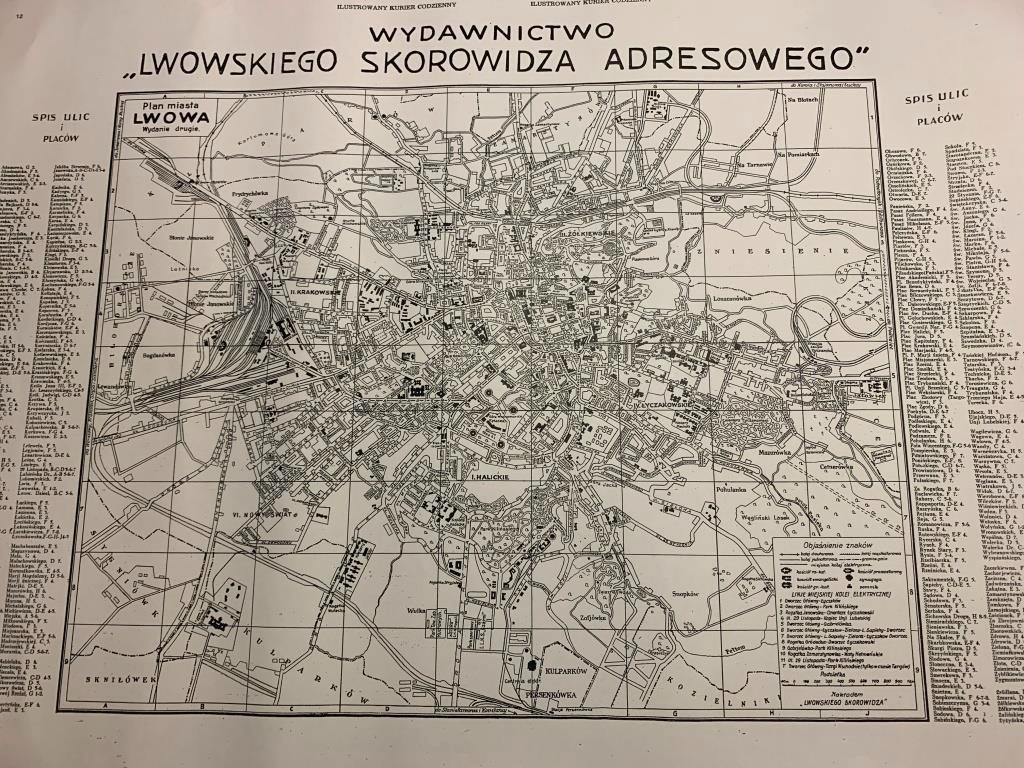 Lwów - Plan Miasta w Reprodukcje starych map - Allegro.pl