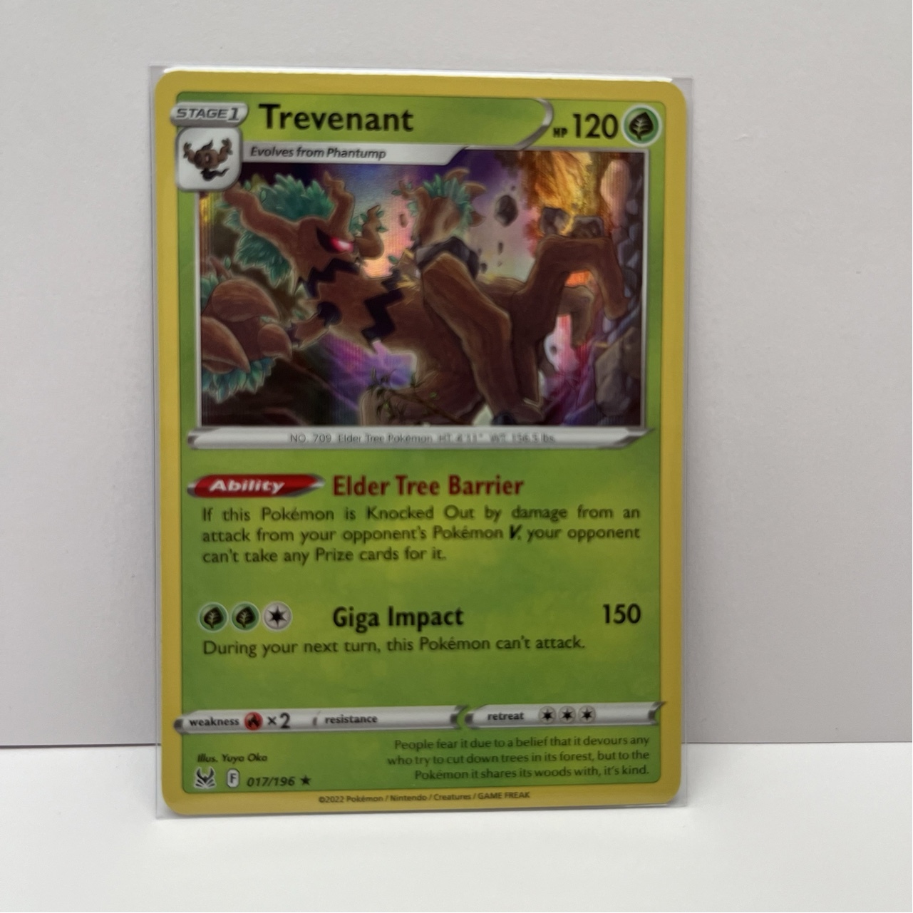 Karta Pokemon TCG Trevenant HOLO Lost Origin | Gliwice | Kup teraz na ...