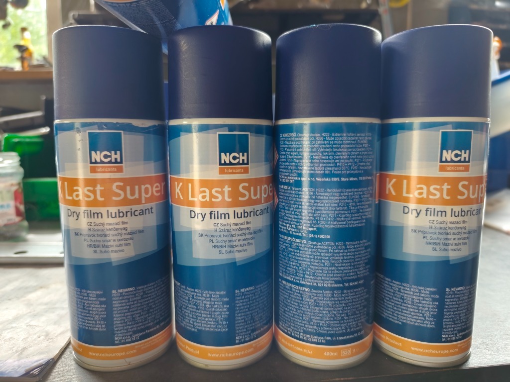 NCH K Last Super suchy smar spray 400ml łańcuch motocykl rower ...