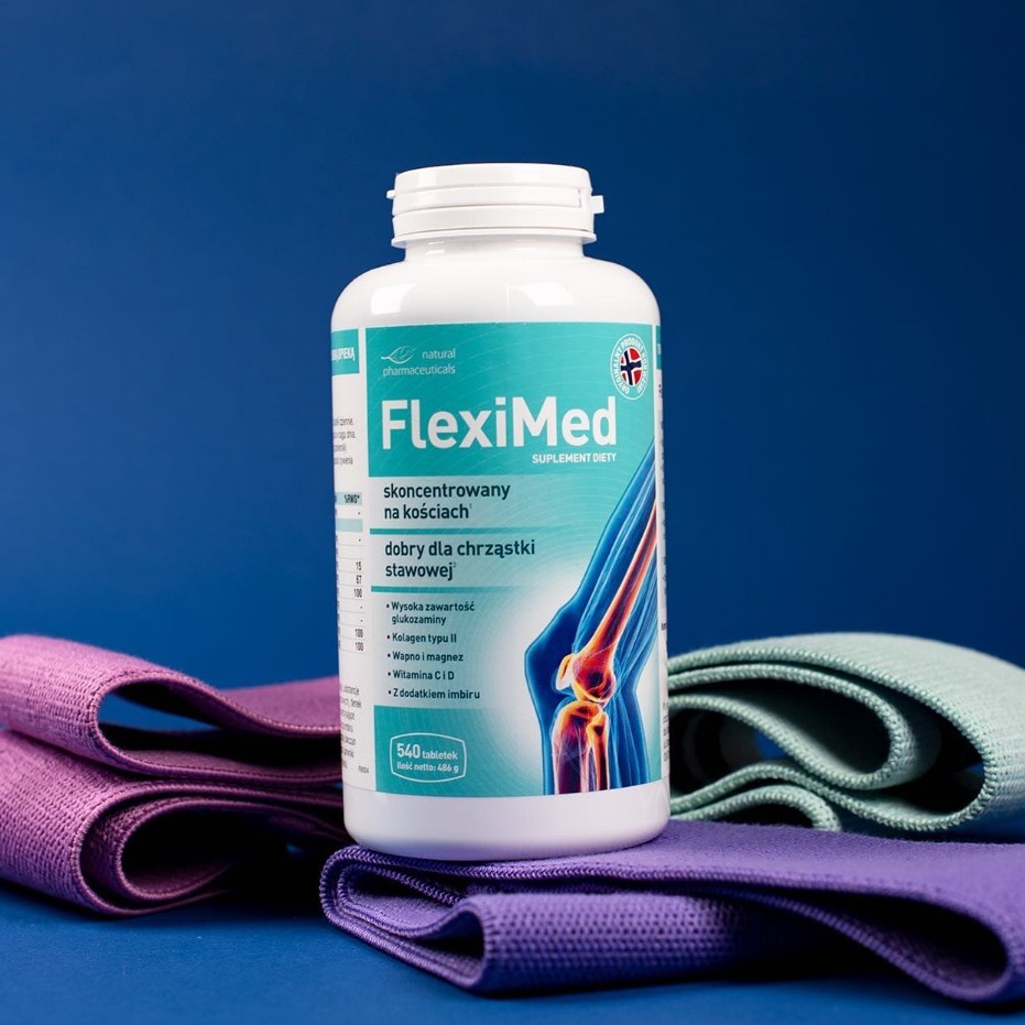 FlexiMed kolagen na stawy i kości 540 tabletek | Wałbrzych | Kup teraz ...