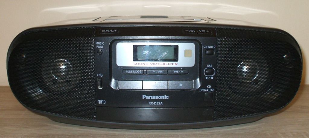 PANASONIC RX-D55A PORTABLE STEREO CD SYSTEM mp3USB | Warszawa Wesoła ...