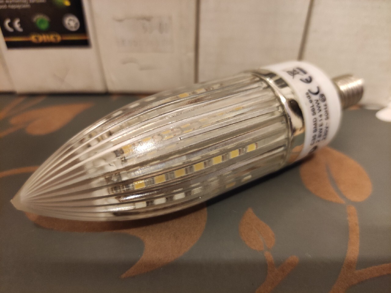 LED POL żarówka diodowa 56 LED E14 biały ciepły | Kraków | Kup teraz na ...