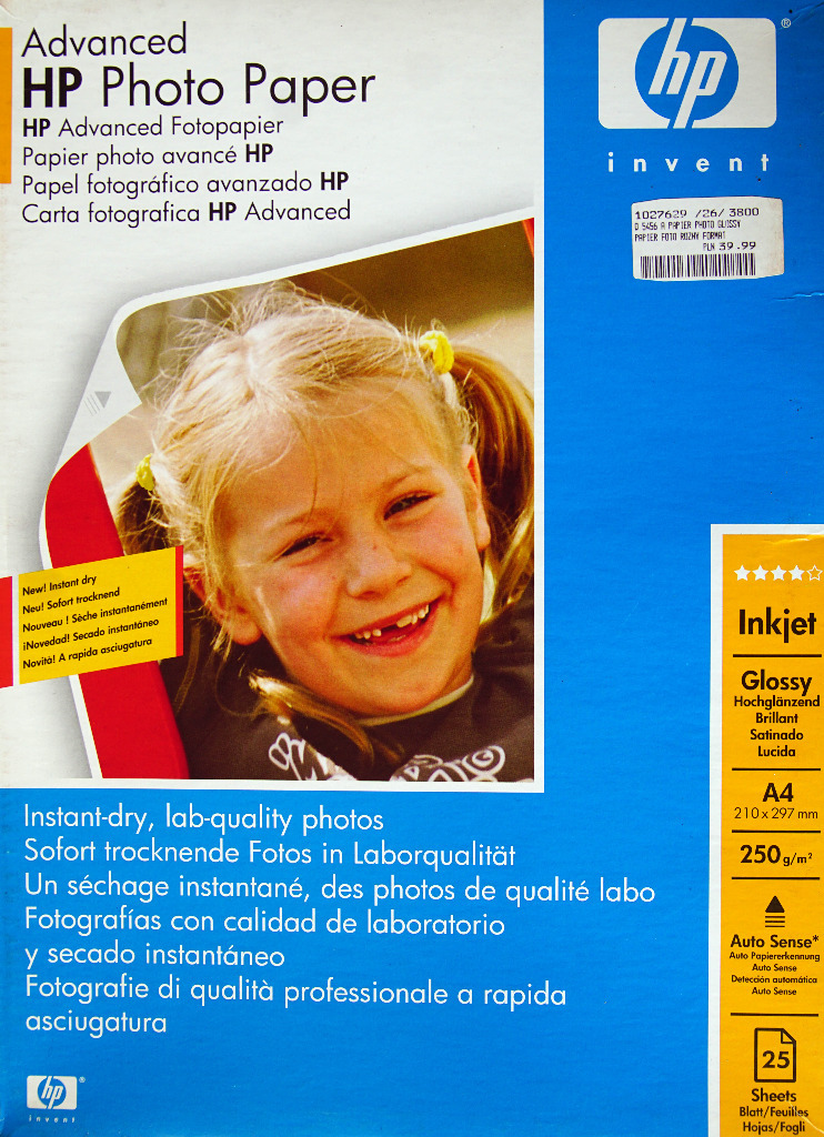 Papier A-4 błyszczący HP 25 szt | Warszawa | Kup teraz na Allegro Lokalnie