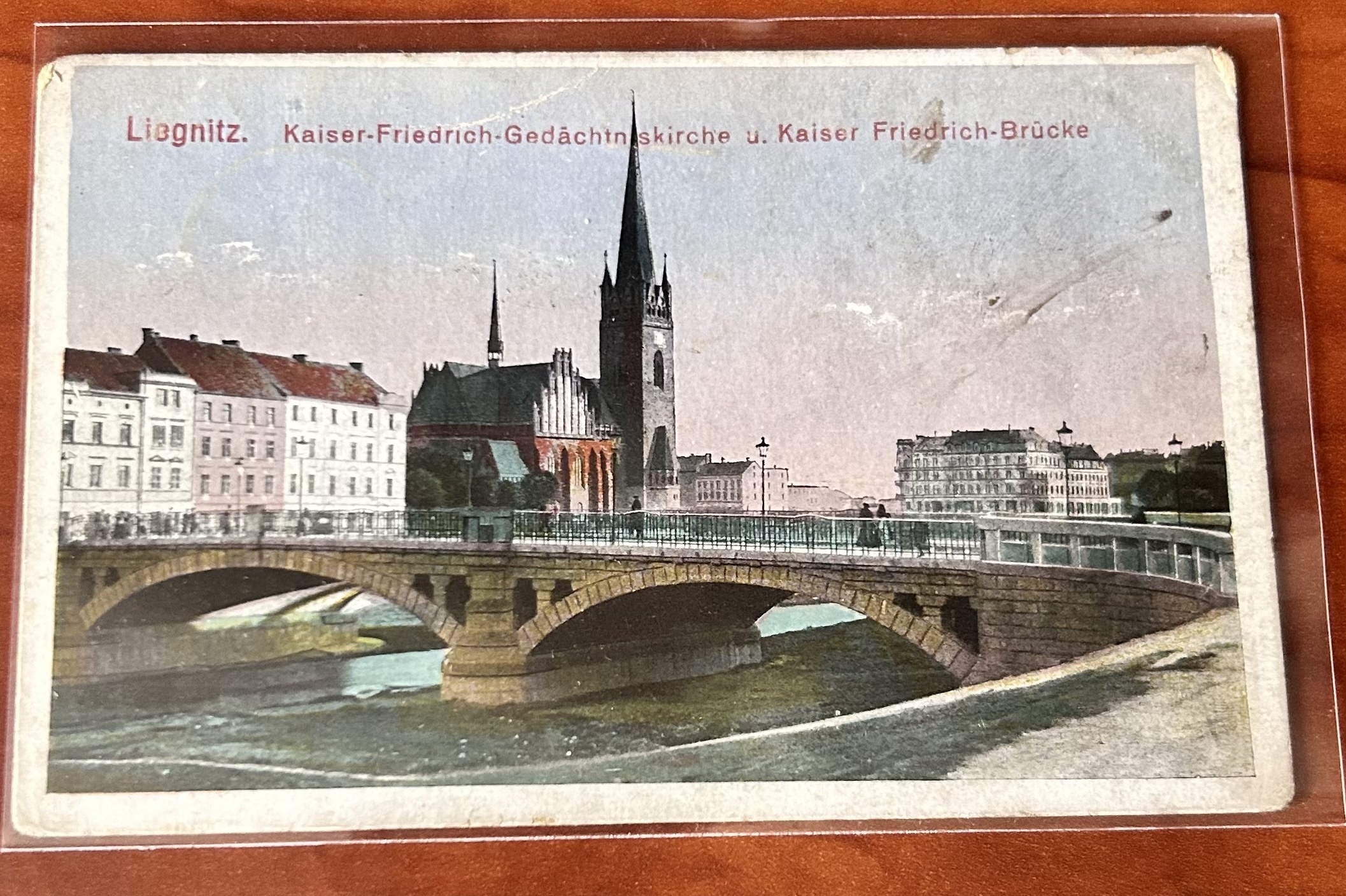 Pocztówka - Liegnitz Legnica Śląsk Kościół Most | Katowice | Kup teraz ...