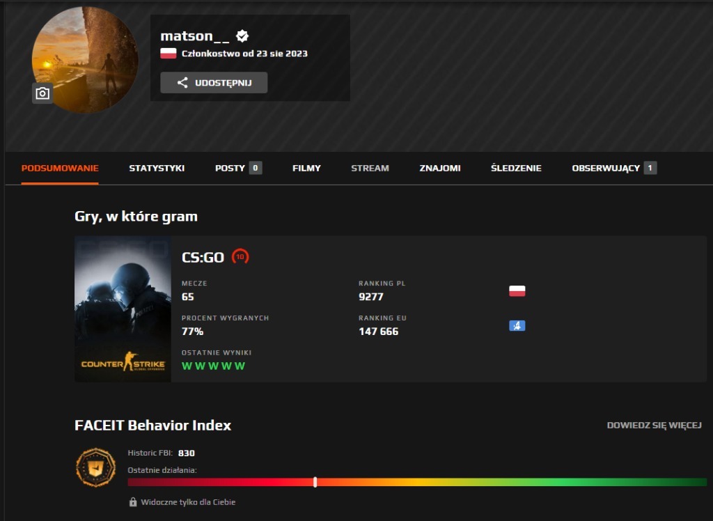 Konto Faceit 10lvl - Niska cena na Allegro.pl