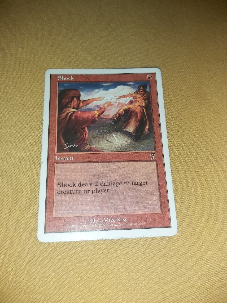 Karta Shock. Magic The Gathering | Przemyśl | Kup teraz na Allegro Lokalnie