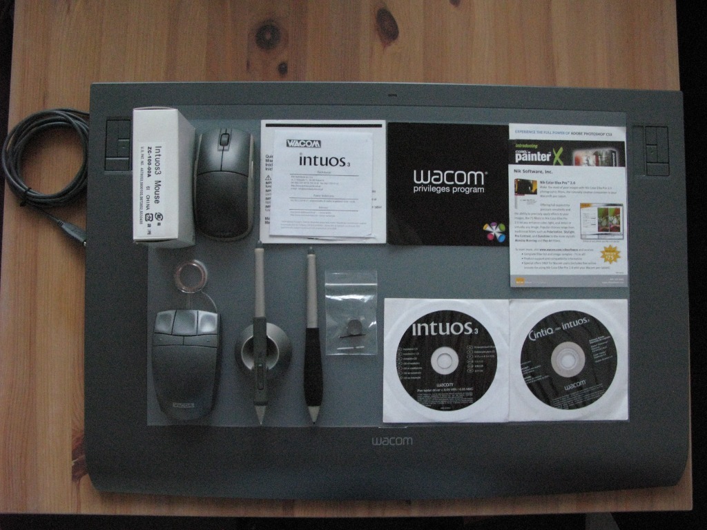 TABLET WACOM Intuos3 12x19 A3 PTZ1231W 4 XL Pro | Kraków | Kup teraz na ...