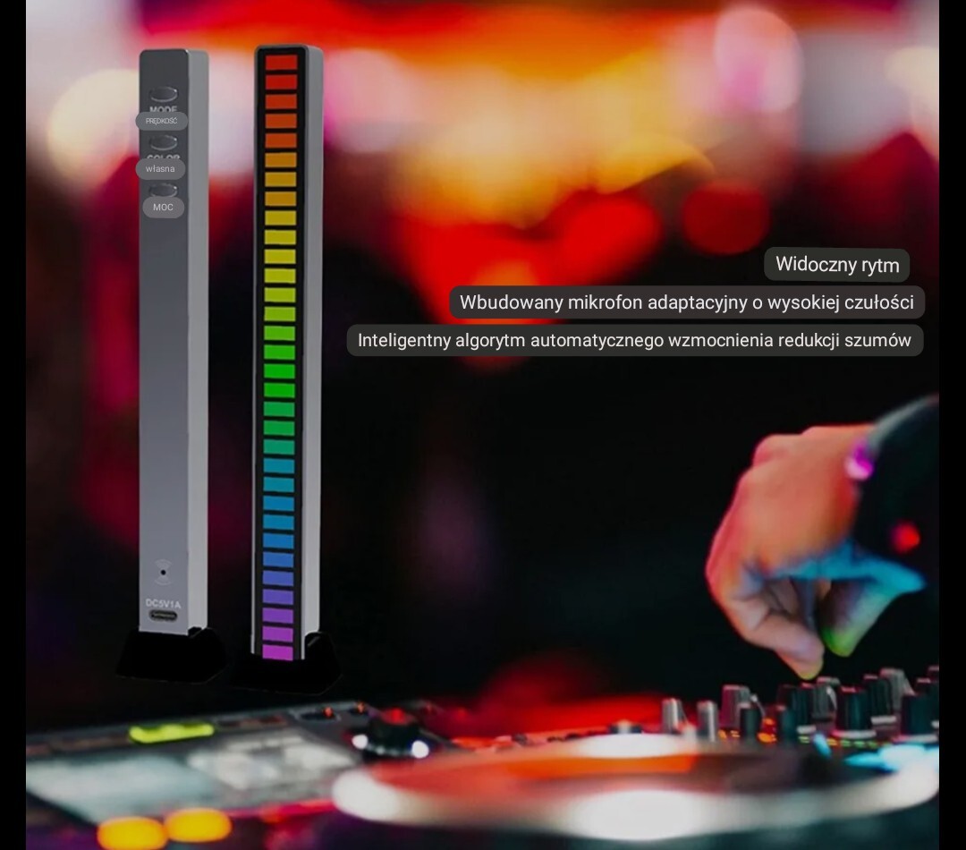 Inteligentna Listwa LED RGB Panel / w rytm muzyki | Szczecin | Kup ...