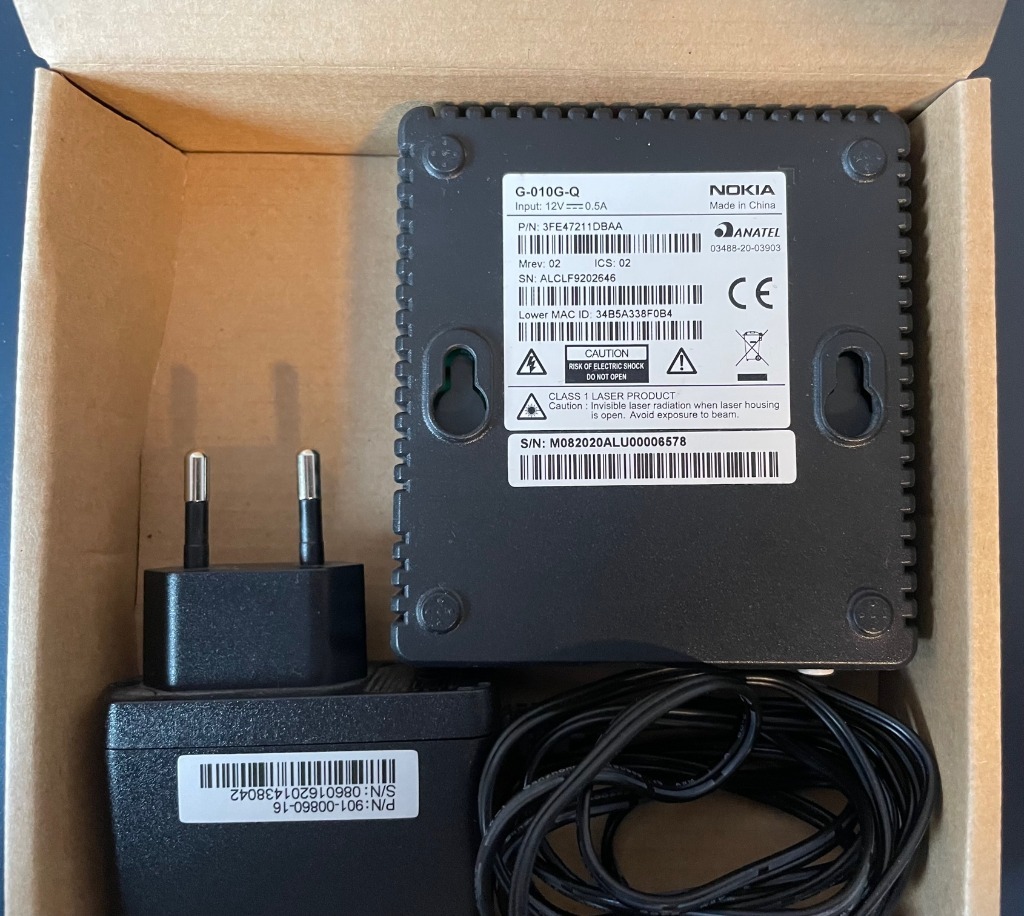 ONT NOKIA ISAM ONU G-010G-Q /1 GBPS + zasilacz | Poznań | Kup teraz na ...